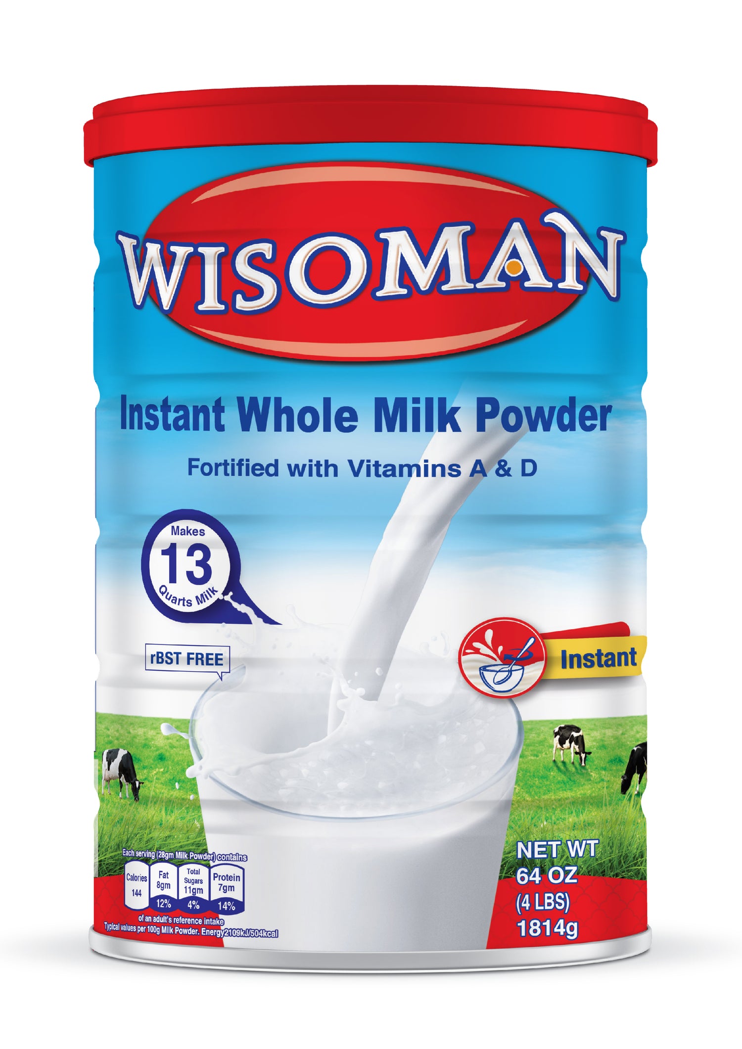 Whole Milk Powder 64oz – Wisoman Foods