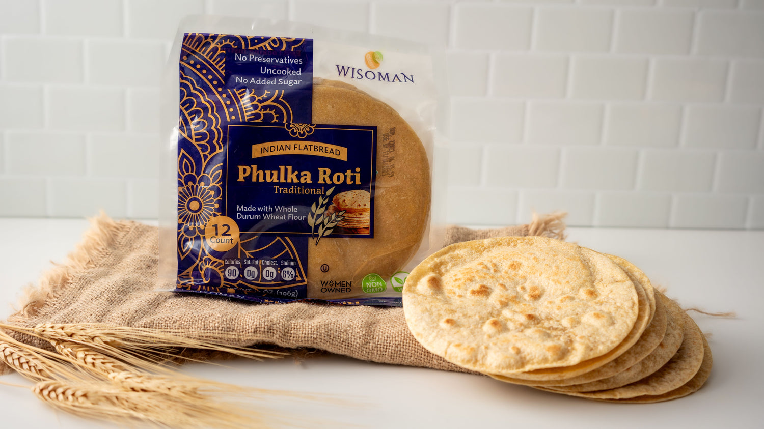 Phulka Roti | Chapatis | Indian Chapatis | Uncooked Chapati | Bread ...